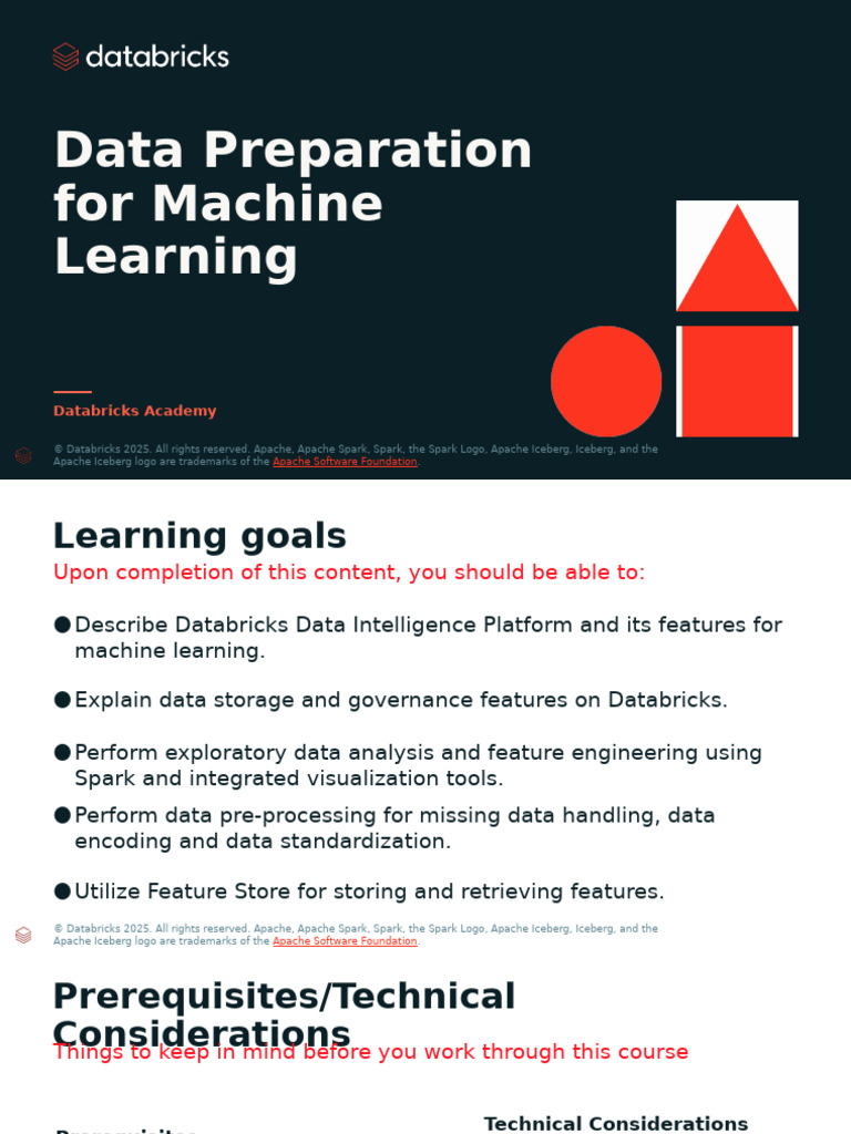 Data Preparation for Machine Learning | PDF | Sampling (Statistics ...