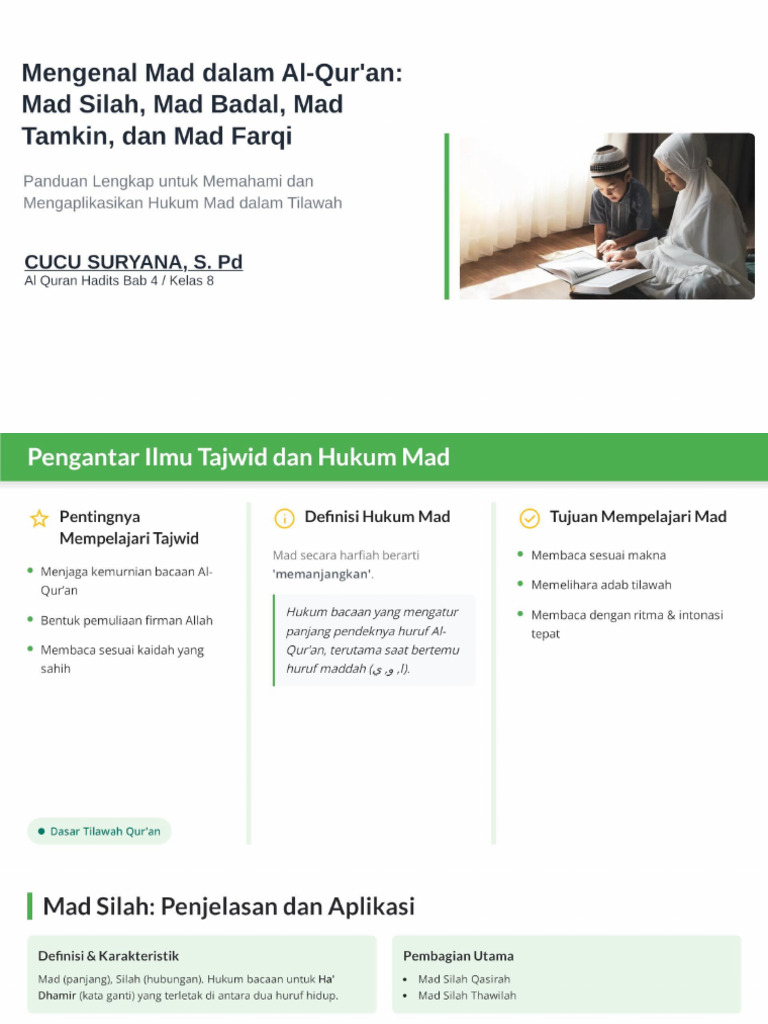 PowerPoint Tentang Mad Silah, Badal, Tamkin, Dan Farqi | PDF