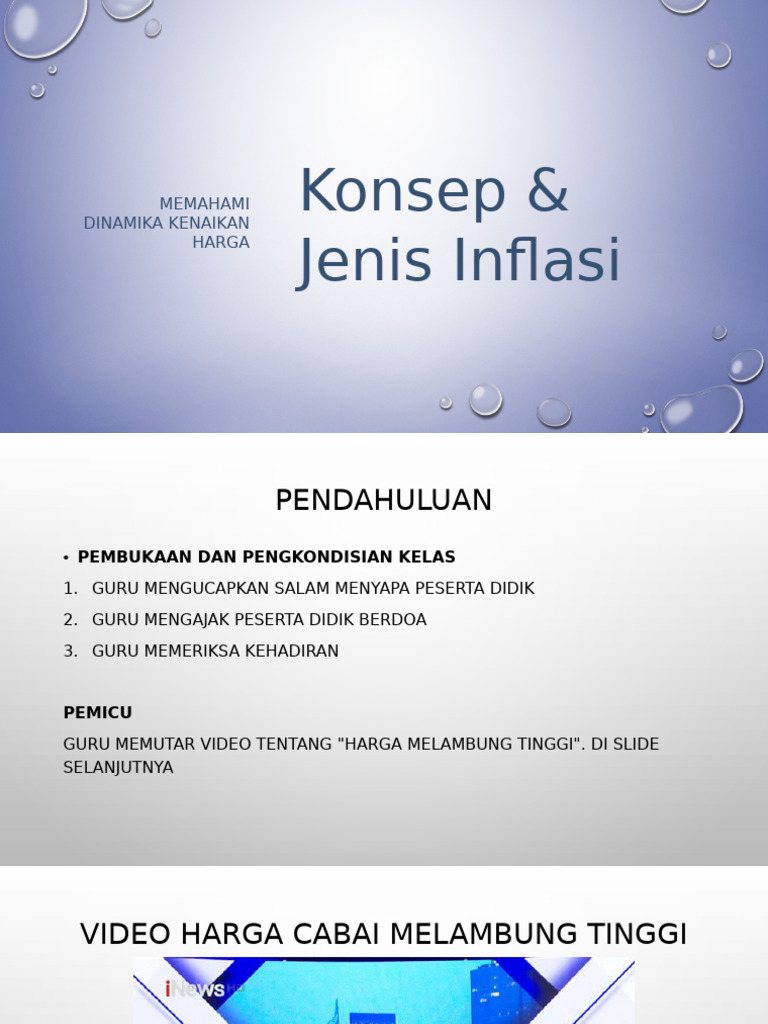 Konsep Dan Jenis Inflasi | PDF