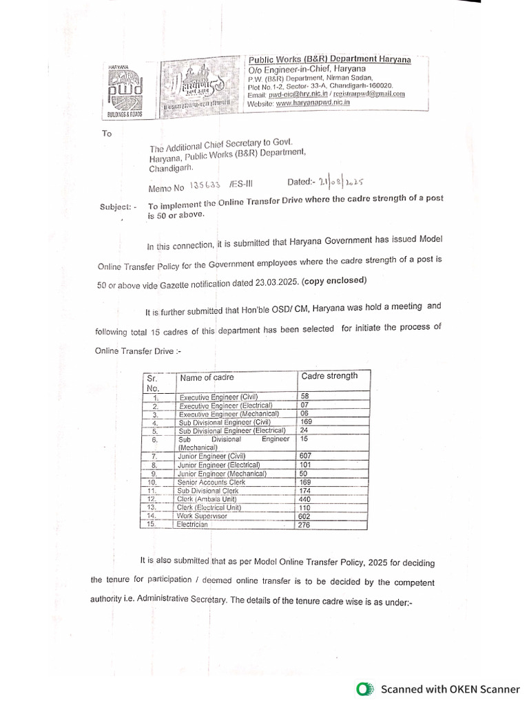 Transfer Policy | PDF