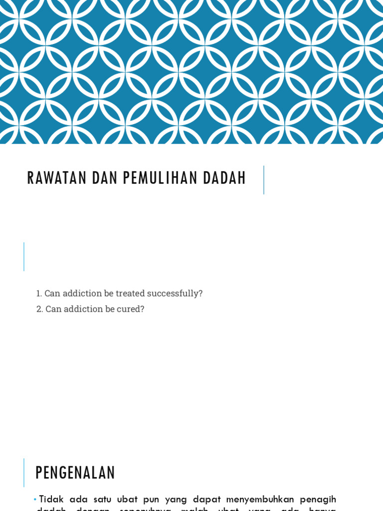 Rawatan Dan Pemulihan | PDF