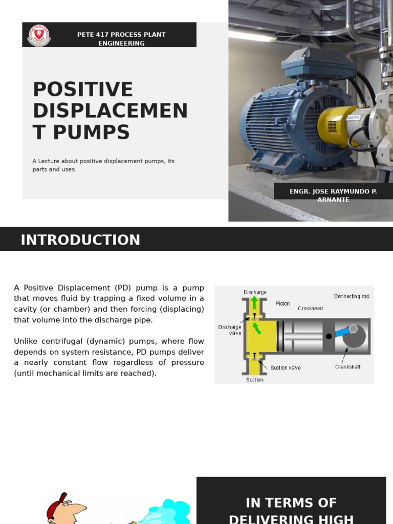 Positive Displacement Pumps Overview | PDF | Pump | Valve