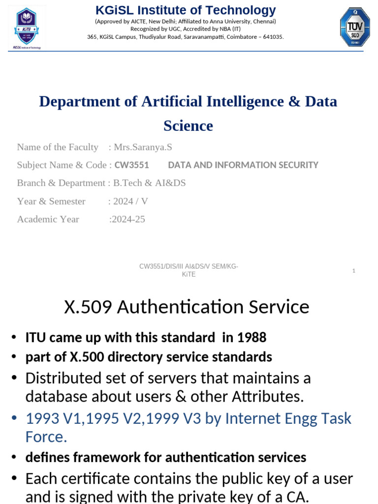 x-509 | PDF | Public Key Certificate | Cryptography