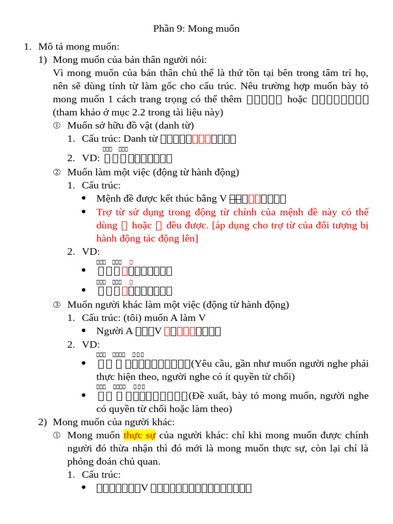 Phần 9 Mô Tả Mong Muốn | PDF