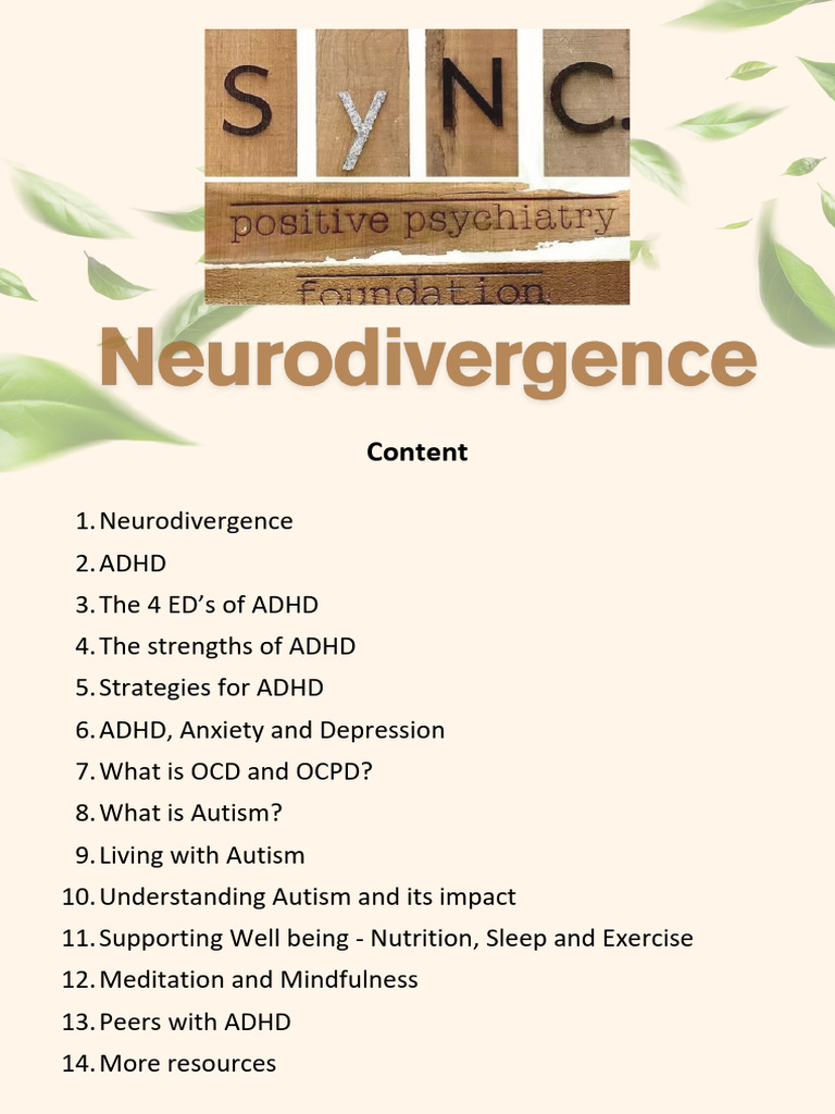 Understanding Neurodivergence and ADHD | PDF | Obsessive–Compulsive ...