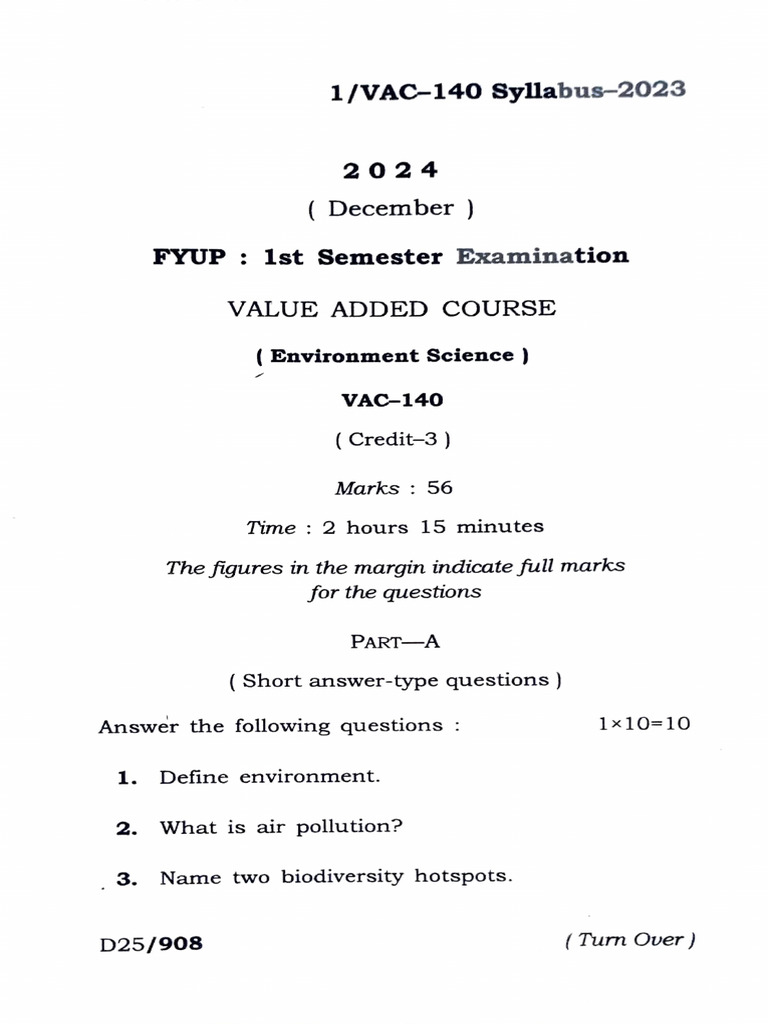 3642environment Science Dec 2024 | PDF | Water Pollution | Deforestation