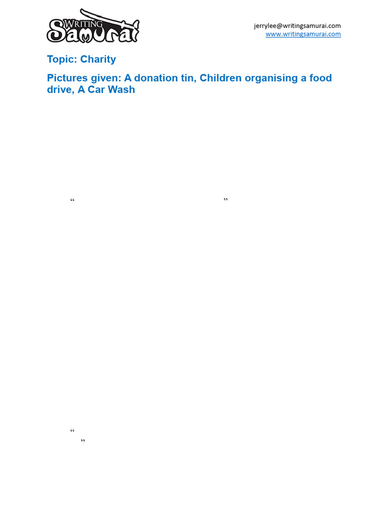 Charity 2 | PDF
