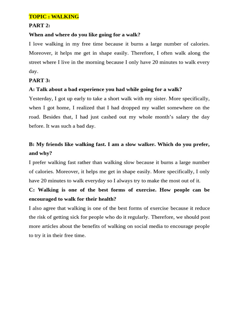 Walking | PDF | Meal | Books