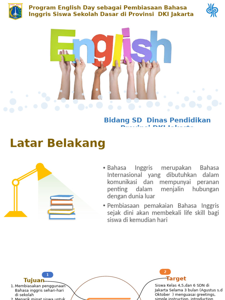 Program English Day SD (Bu Susi) - 1 | PDF
