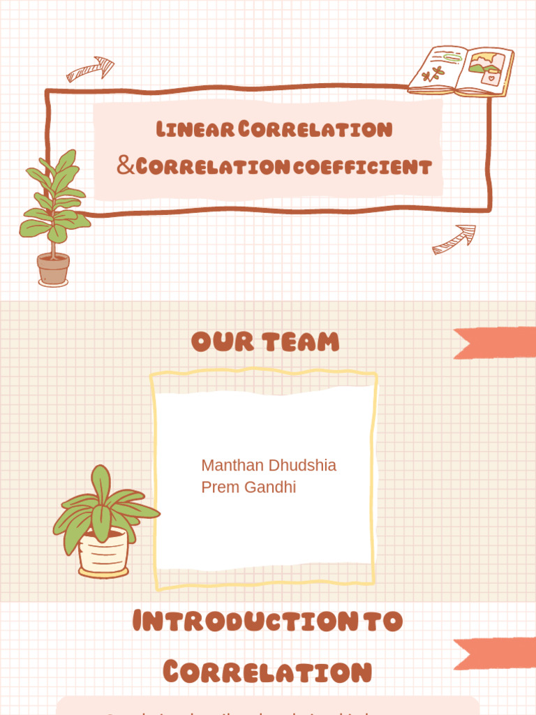Understanding Linear Correlation & Coefficient | PDF