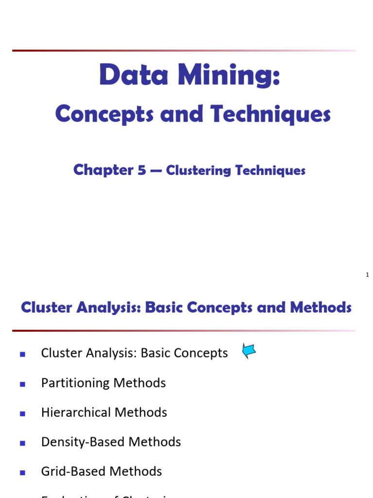 Clustering | PDF | Cluster Analysis | Applied Mathematics