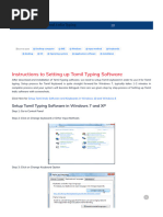 Ekalappai Tamil Keyboard Setup Guide | PDF | Human–Computer Interaction ...