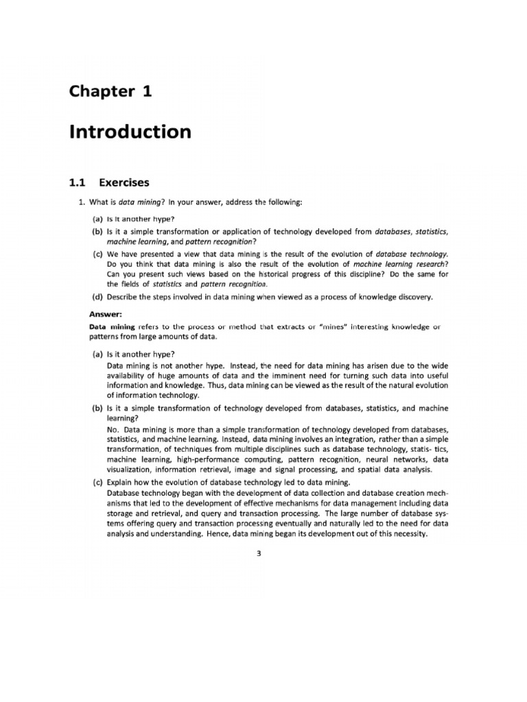 Data Mining Problems With Solutions Pdf