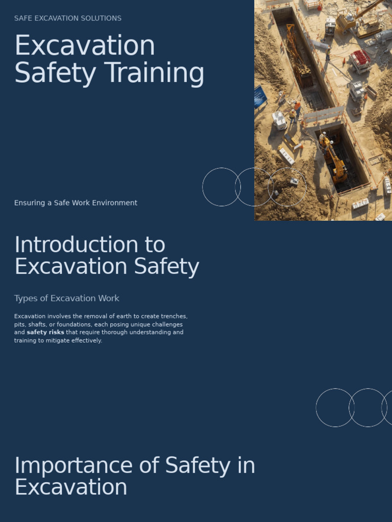 Presentation - Excavation Safety Training (2) | PDF | Hazards | Safety