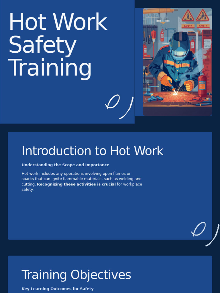 Hot Work Safety Training Guide | PDF | Welding | Construction