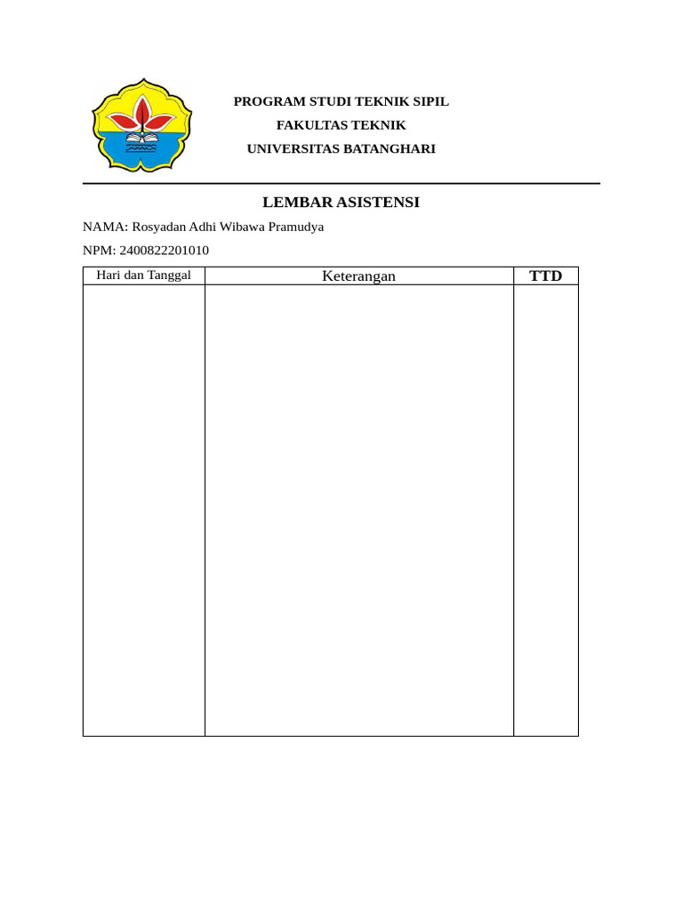 Program Studi Teknik Sipil UB | PDF