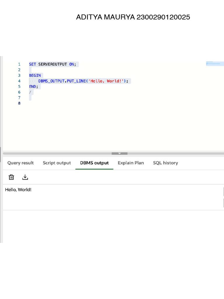 LAB 9 PL-SQL | PDF