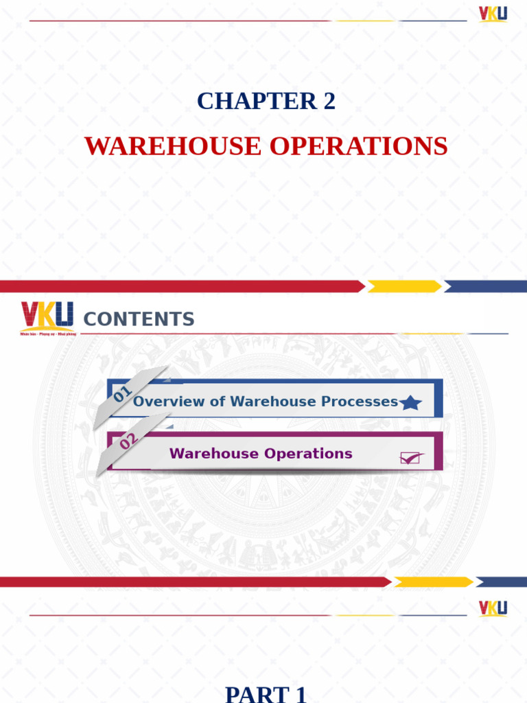 Chapter 2 Warehouse Operations | PDF