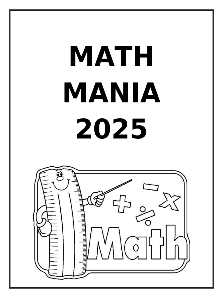 Math Mania Day Booklet D3650d0a c4db 48a9 Ba90 E3999dc96d12 | PDF ...