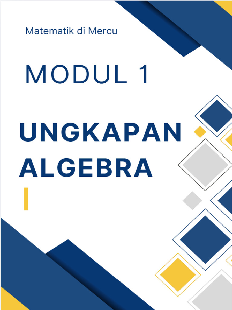 Panduan Lengkap Ungkapan Algebra | PDF