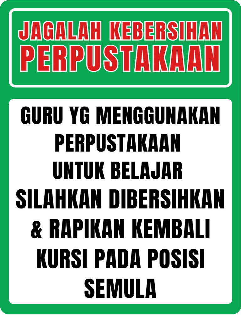 Poster Perpustakaan 2 | PDF