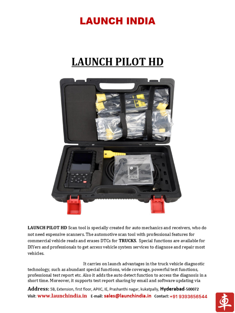 Launch Pilot HD: Affordable Truck Scanner | PDF