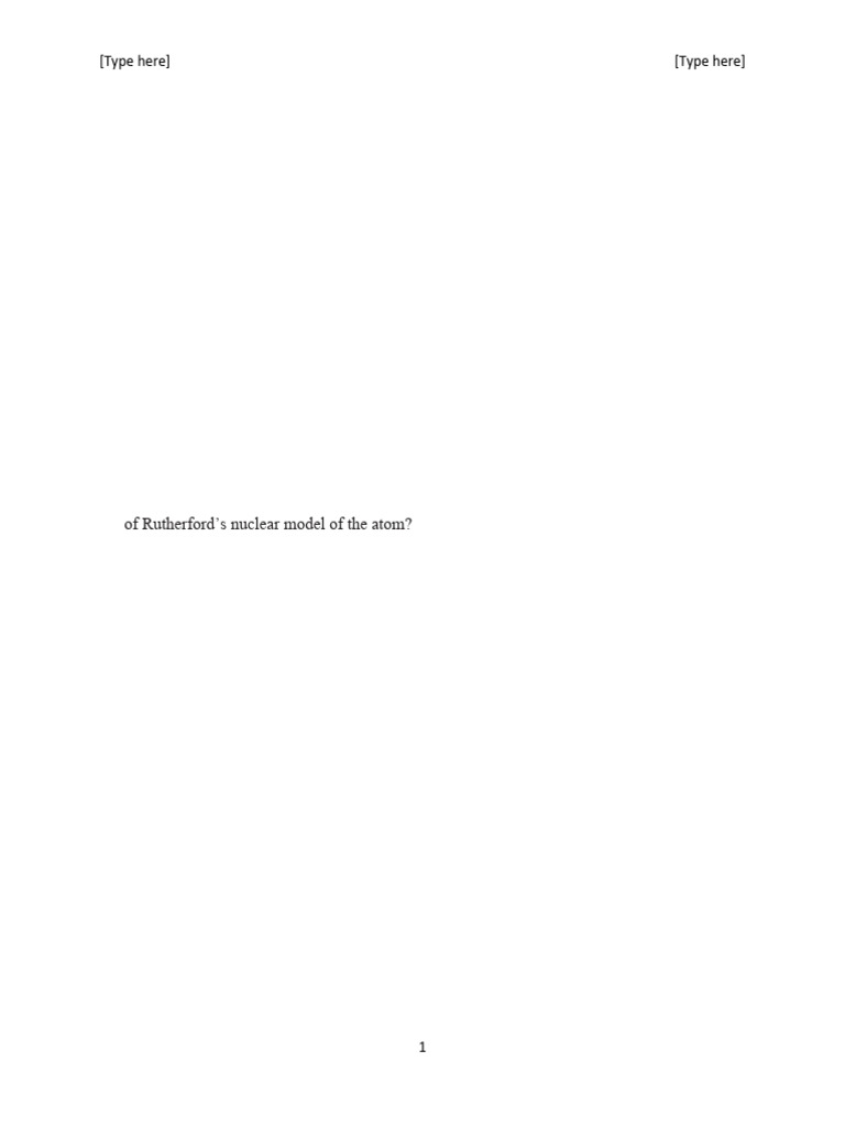 Q Chapter 1 Atomic Structure | PDF | Periodic Table | Isotope