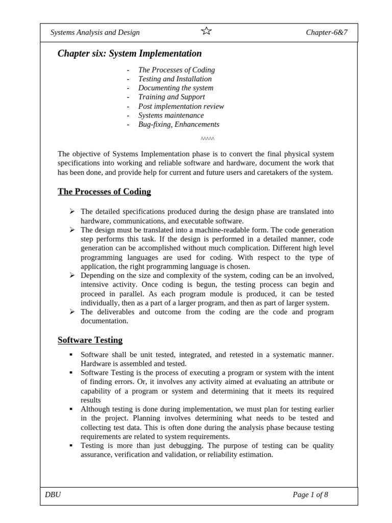 chapter 6 | PDF | Software Testing | Reliability Engineering