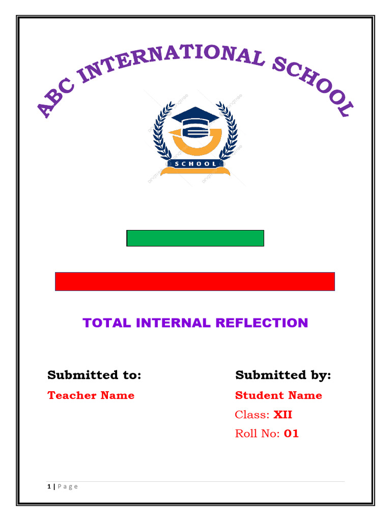 Introduction Certificate and Acknowledgement Page For Physics (Total ...
