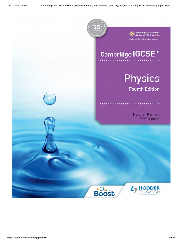 Cambridge IGCSE Physics Pages 1-50 | PDF | Technical Communication ...