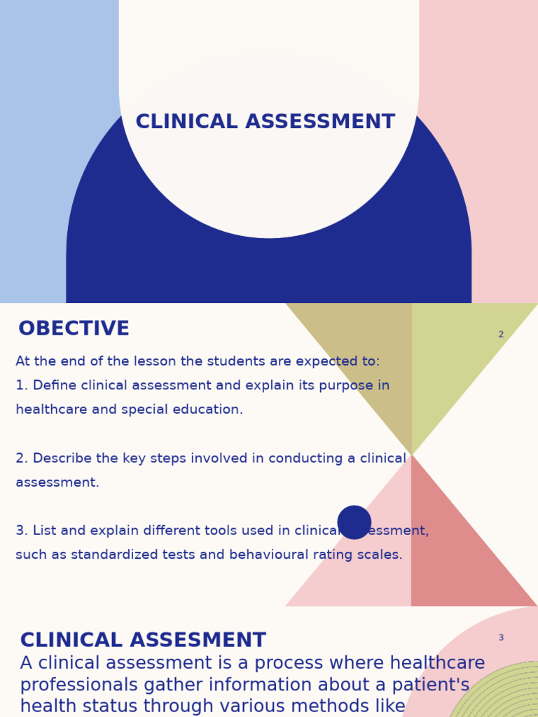 Clinical Assessment | PDF | Educational Assessment | Individualized ...