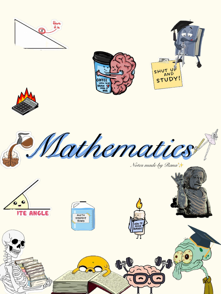 Comprehensive Math Study Notes | PDF