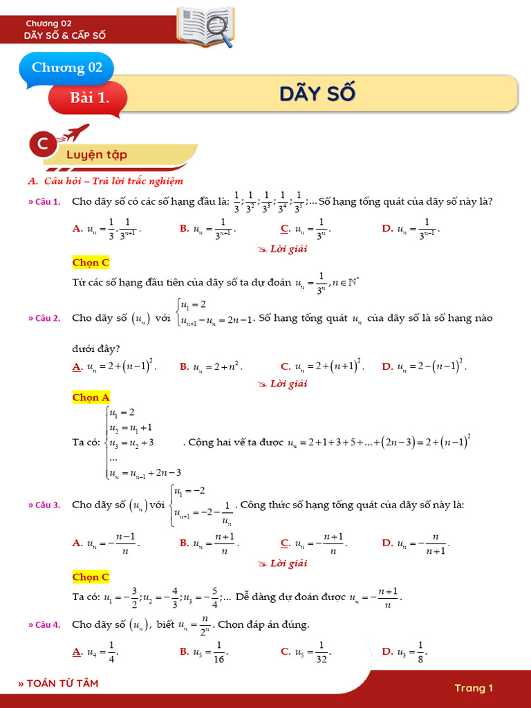 Chuyen de Day So Cap So Cong Va Cap So Nhan Toan 11 | PDF