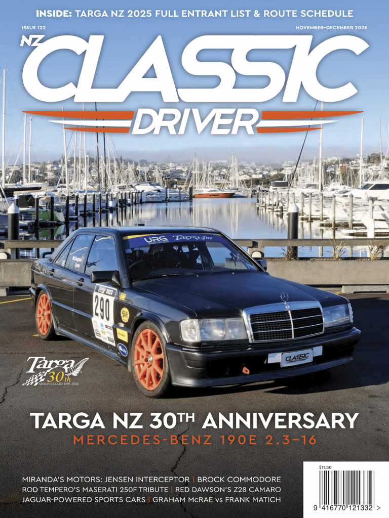 NZ Classic Driver - Issue 122 NovemberDecember 2025 | PDF