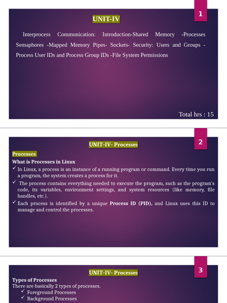 Unit V Interprocess Communication | PDF | Process (Computing) | Concurrent Computing
