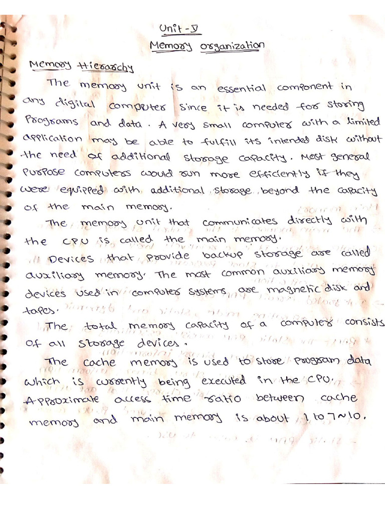 Coa 5th Unit Notes | PDF