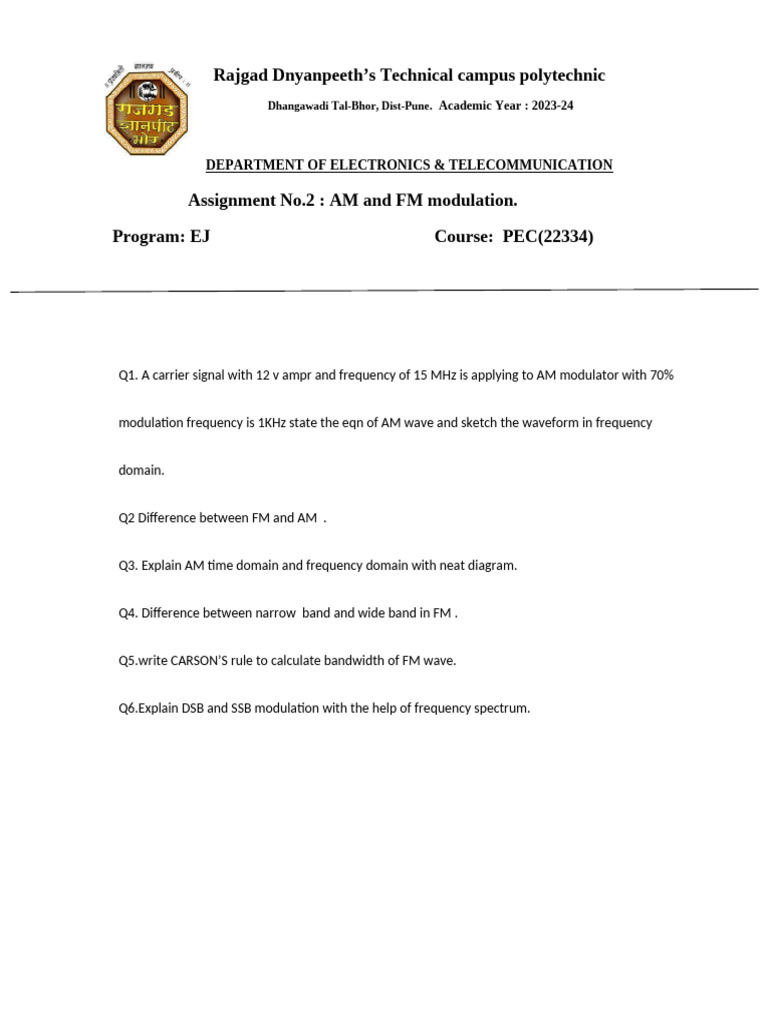 Pec Assignment 2 Pdf