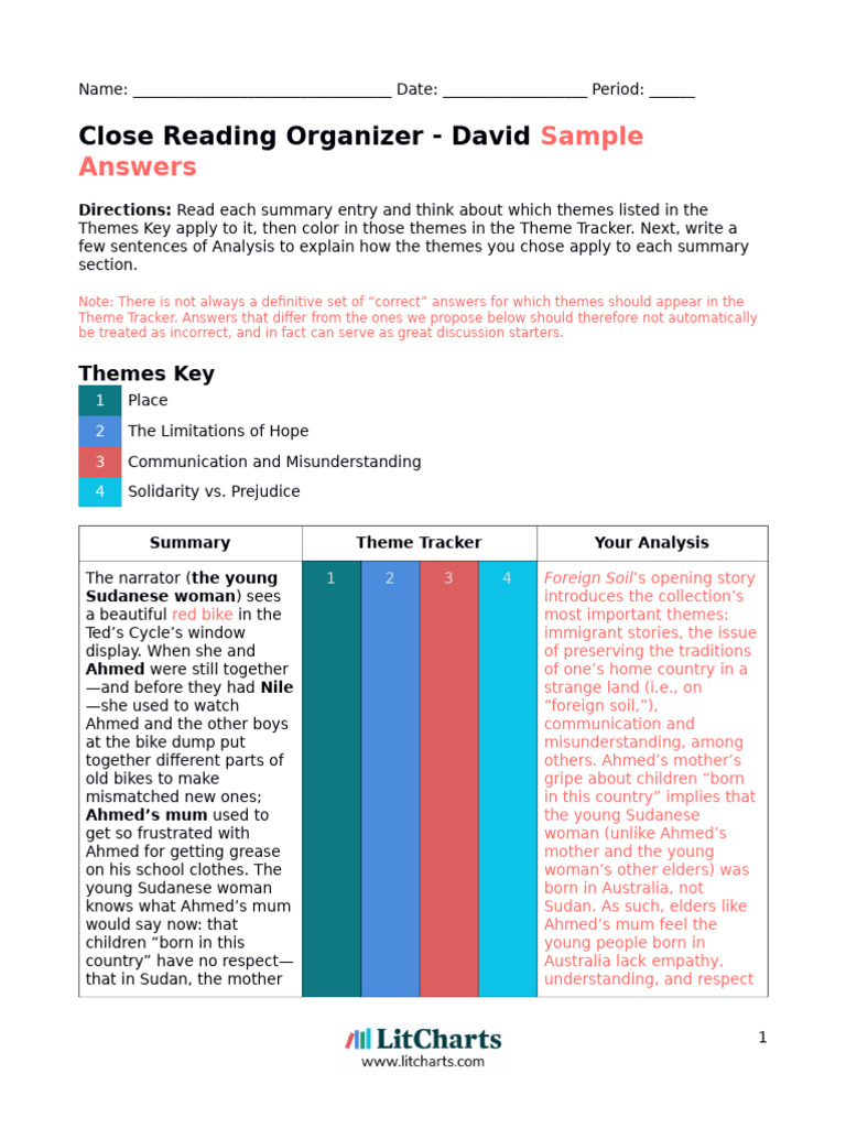 David Reading Sample Answers | PDF