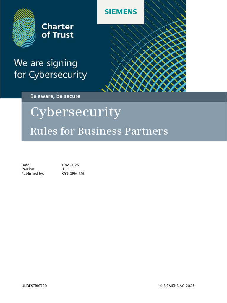 Infosec Rules For Business Partners Original | PDF | Security ...