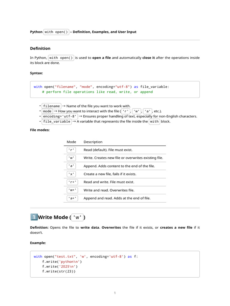 8 File Handling | PDF | Text File | Filename