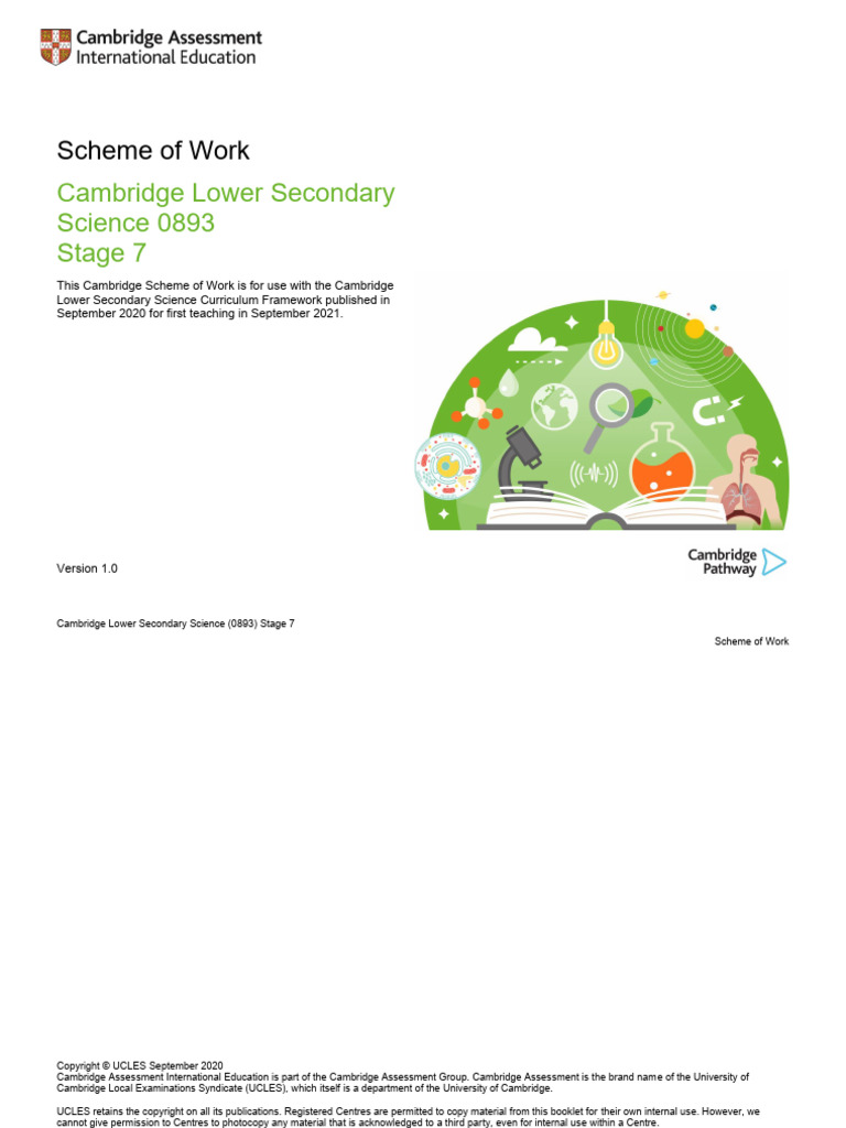 0893 Lower Secondary Science Stage 7 Scheme of Work - tcm143-595695 ...