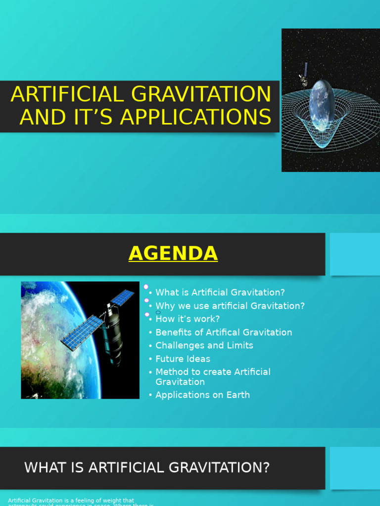 Artificial Gravitation and It's Applications Anjali Singh | PDF ...