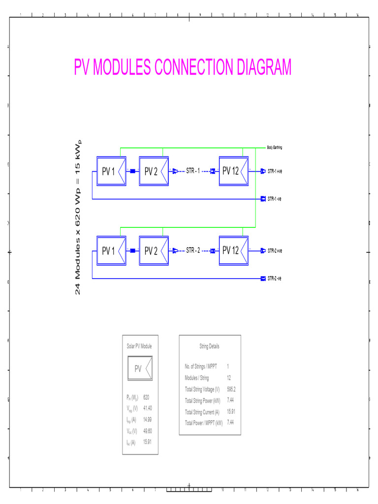 PV Modules Connection Diagram | PDF | Energy Production | Climate ...