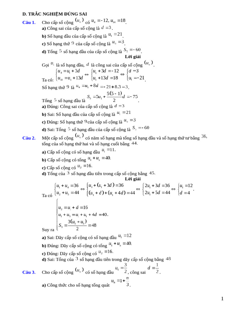 D. Trac Nghiem Dung Sai - Da | PDF
