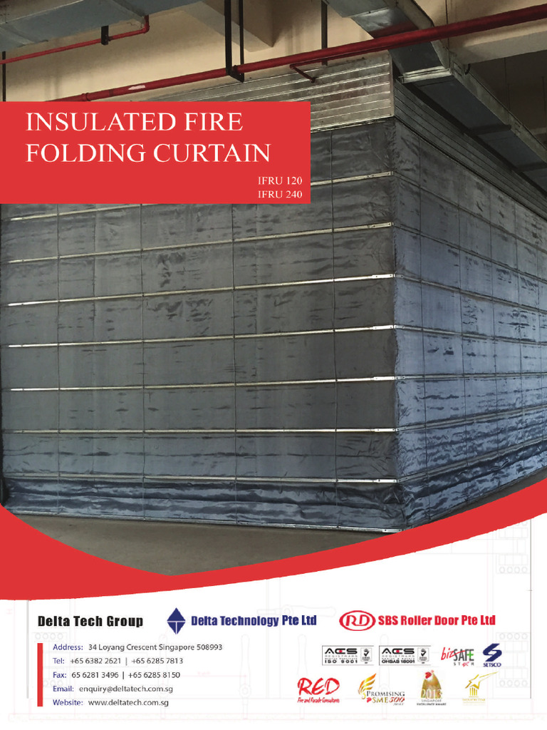 Deltatech_Insulated Fire Folding Curtain (IFRU) Vol 3 | PDF