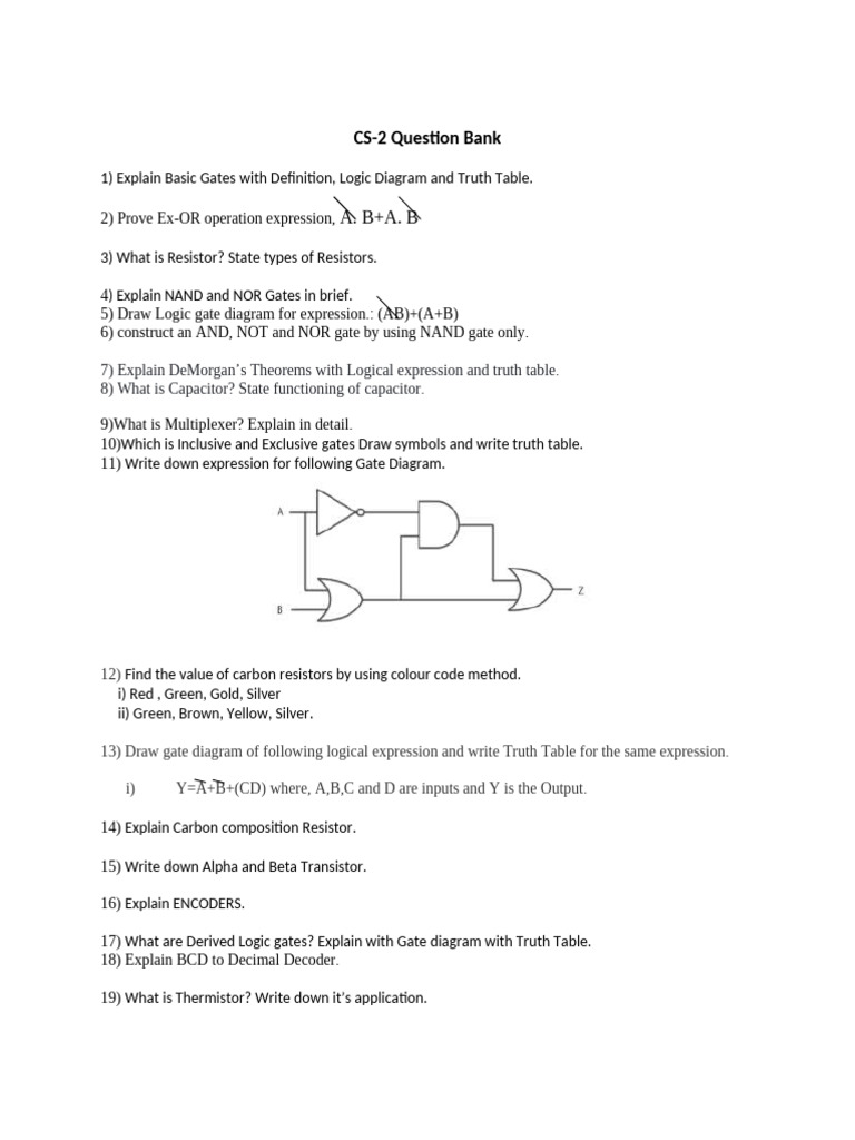 CS2 QuestionBank | PDF