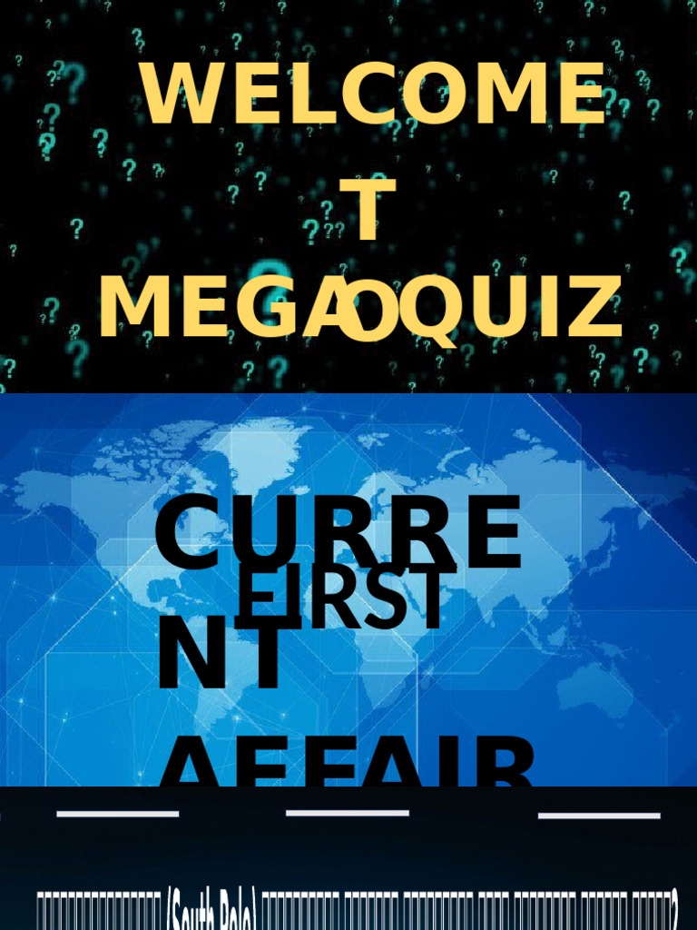 Mega Quiz 2025 | PDF
