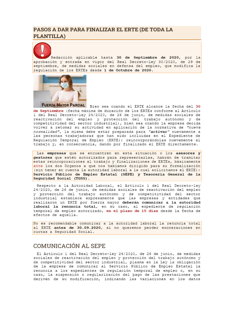 Plantilla Erte | PDF | Empleo | Derecho laboral