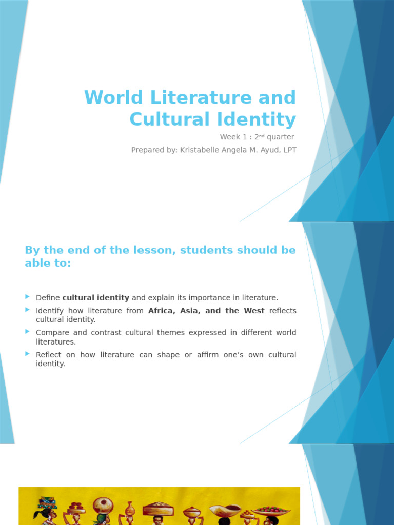 Cultural Identity in World Literature | PDF | Storytelling | Metaphor