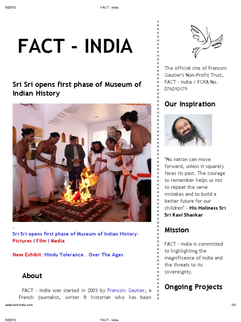 Overview of FACT - India Initiatives | PDF | Politics | Social Science